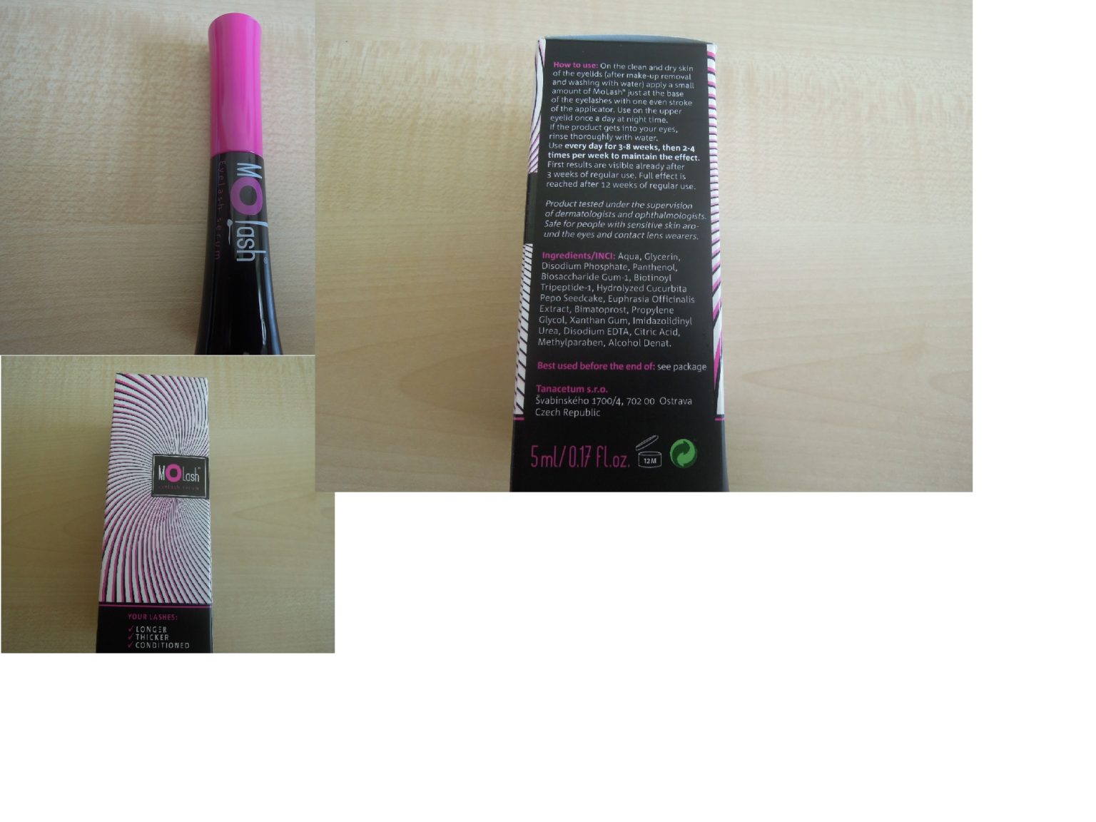 Nebezpečný výrobek - MoLash Eyelash serum - Krajská hygienická stanice ...